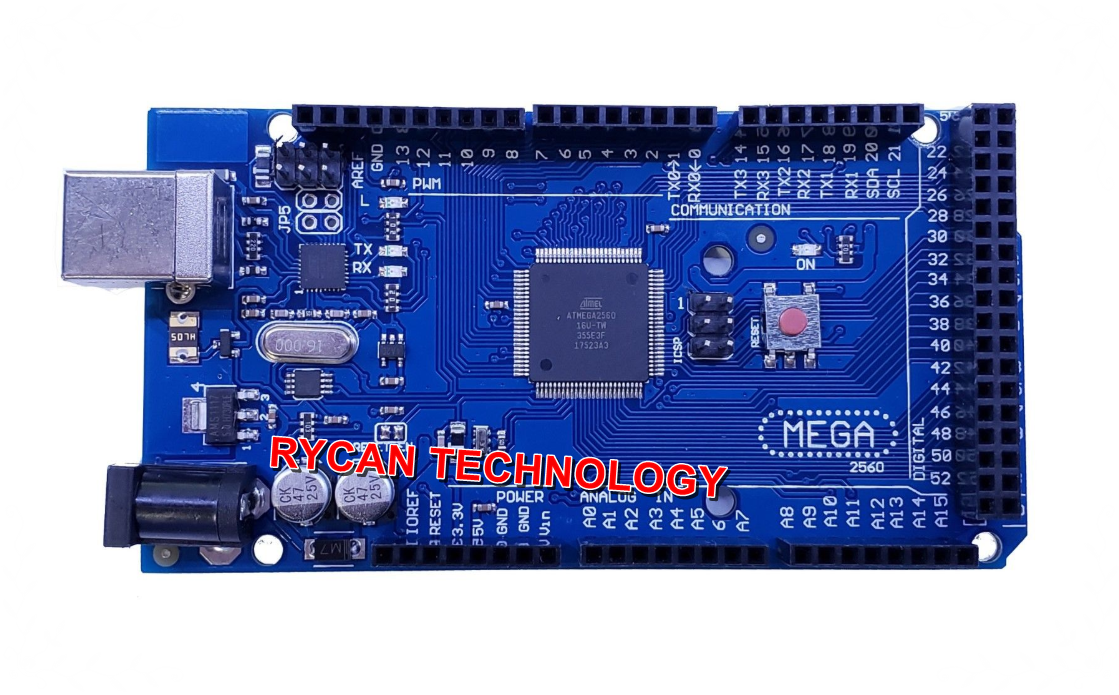 Arduino Mega 2560 R3 with CH 340 - rycantechnology.com