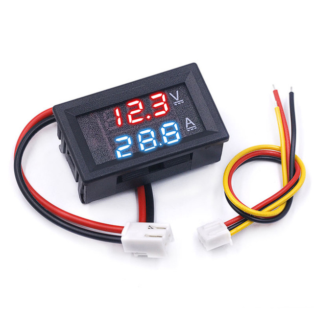 VOLT METER DIGITAL DC 0 100V 10A DUAL VOLTMETER AMPER - rycantechnology.com