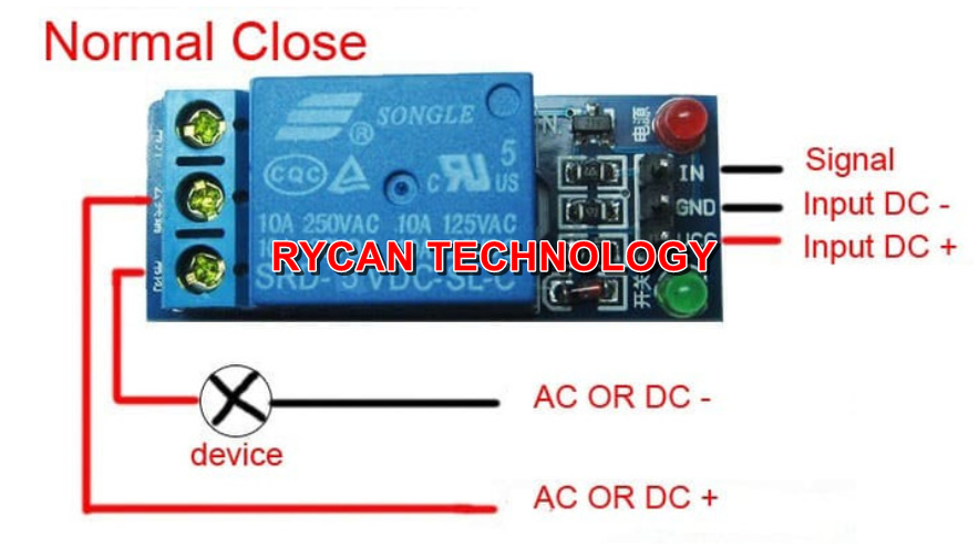 Module Relay 1 Channel Ch 5V 220V AC Module optocoupler ...