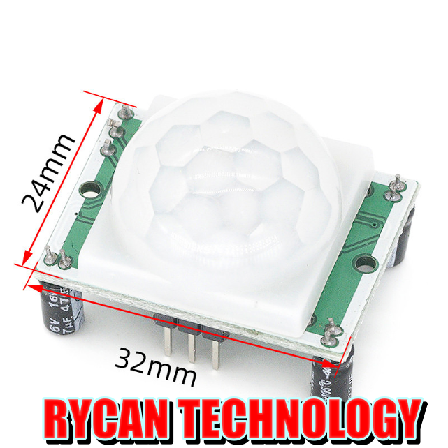 PIR SR501 HCSR501 Sensor Modul Sensor Gerak Infrared Arduino ...