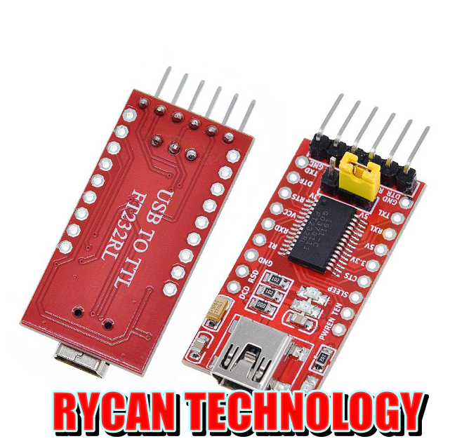 FTDI FT232RL 232 USB TO TTL FT232 SERIAL CONVERTER - rycantechnology.com