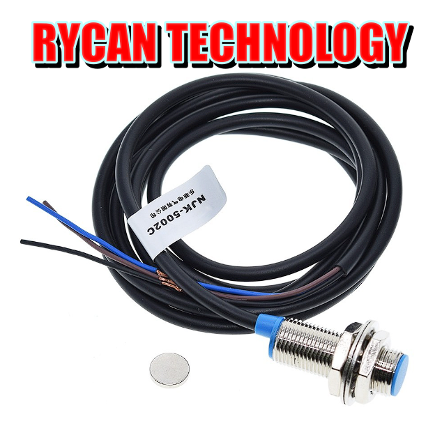 M12 Hall sensor proximity switch NJK-5002C MPN ON saklar magnetik tipe ...