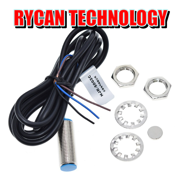 M12 Hall sensor proximity switch NJK-5002C MPN ON saklar magnetik tipe ...