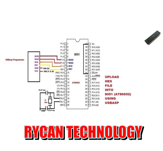 IC ATMEL AT89S52 AT 89S52 MCS - rycantechnology.com
