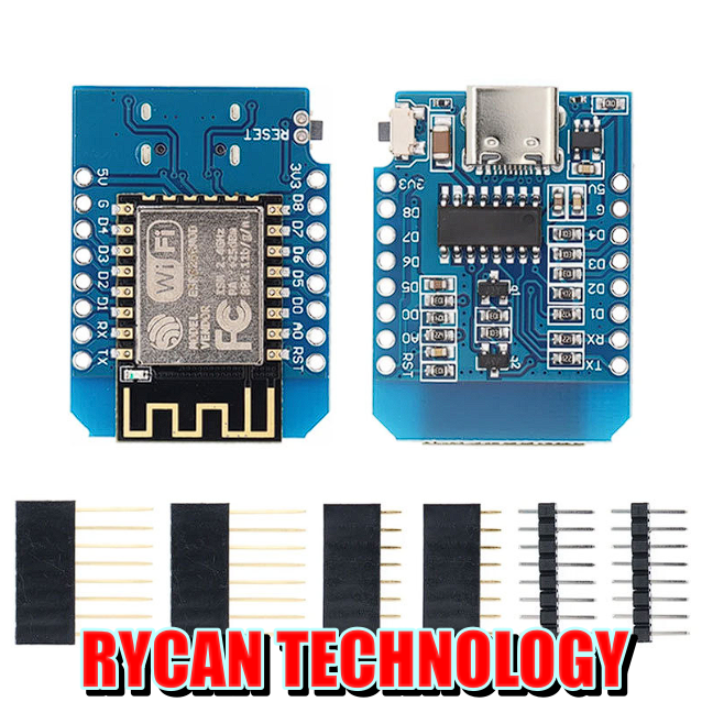 Wemos D1 mini Nodemcu lua wifi iot esp Tipe C - rycantechnology.com Wemos D1 mini Nodemcu lua wifi iot esp Tipe C - rycantechnology.com